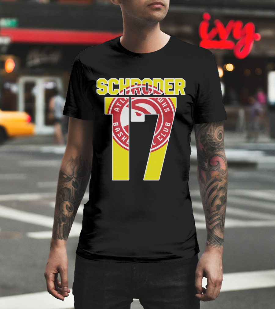 Schroder 17 Atlanta Hawks Basketball Club T-Shirt