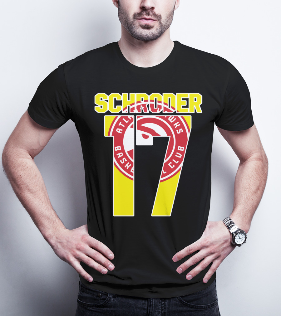 Schroder 17 Atlanta Hawks Basketball Club T-Shirt