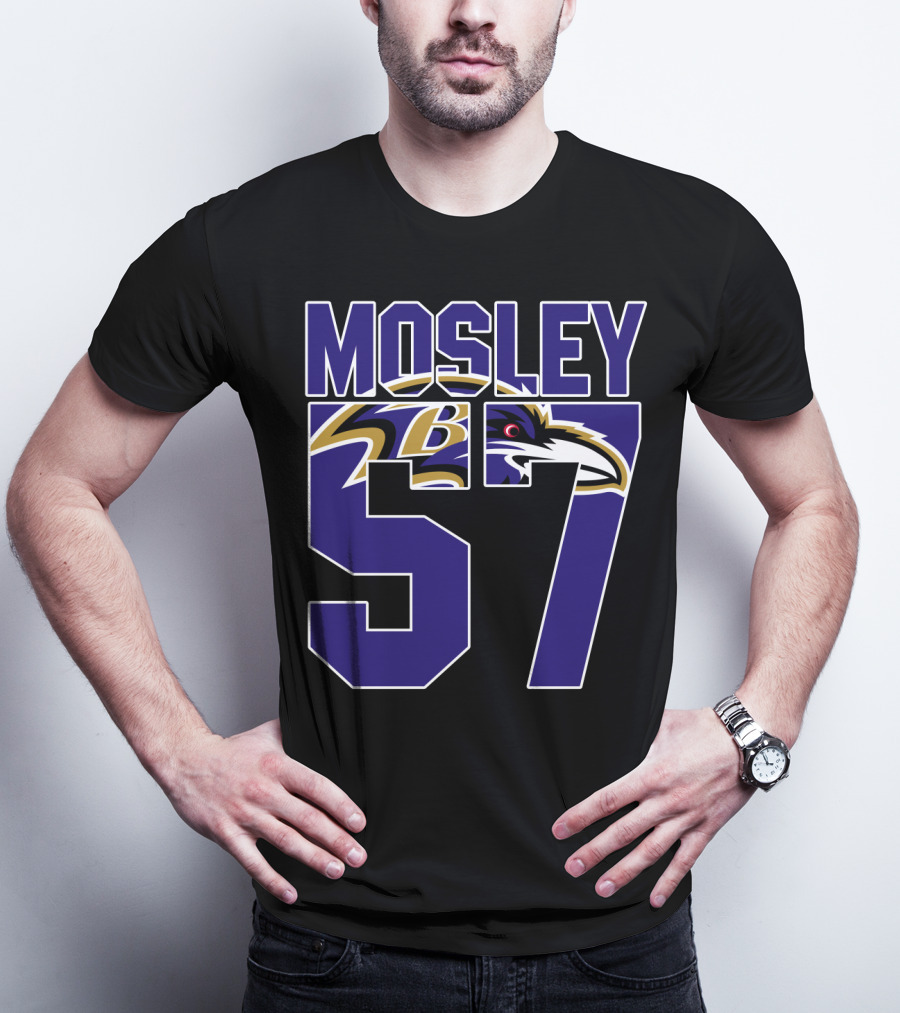 Mosley 57 Baltimore Ravens Player Jersey T-Shirt