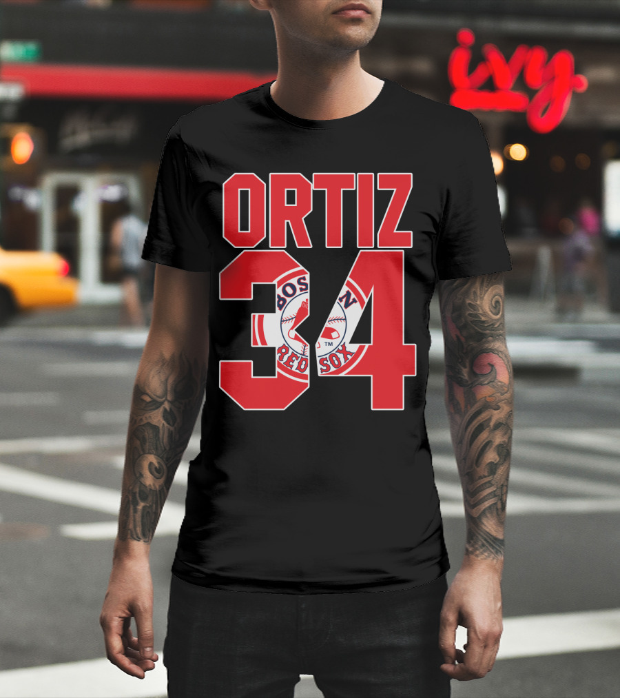 Boston Red Sox Ortiz T-Shirt
