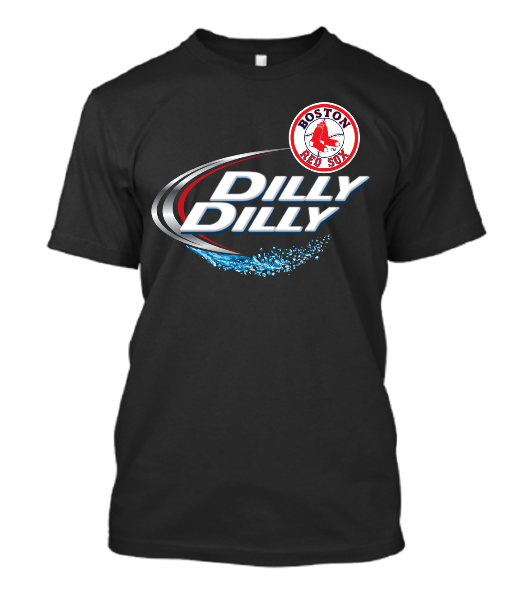 Boston Red Sox Dilly Dilly Slogan With Iconic Team T-Shirt