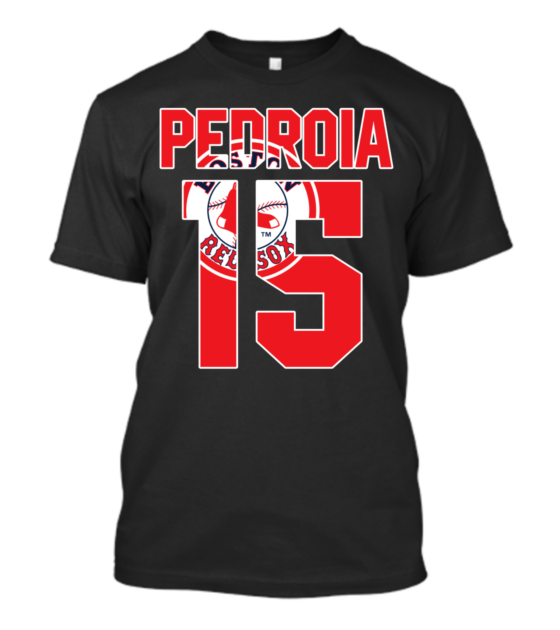 Boston Red Sox Dustin Pedroia 15 Majestic T-Shirt
