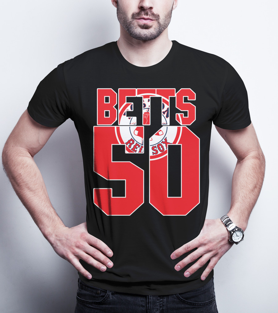 Betts 50 Boston Red Sox T-Shirt