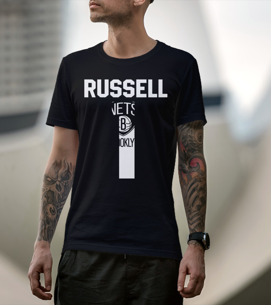 Russell Brooklyn Nets 1 T-Shirt