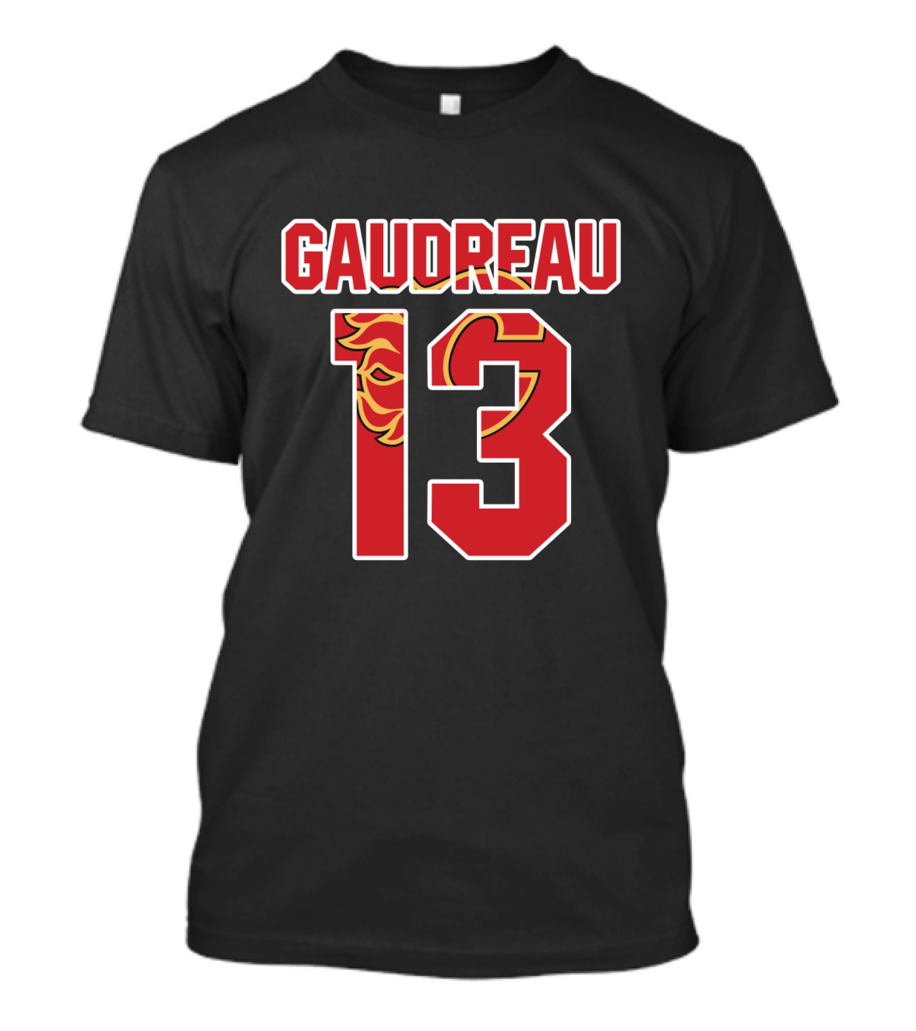Calgary Flames Johnny Gaudreau 13 NHL Flames T-Shirt