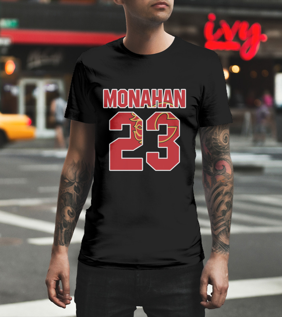 Calgary Flames Monahan 23 NHL Hockey Fan Gear T-Shirt
