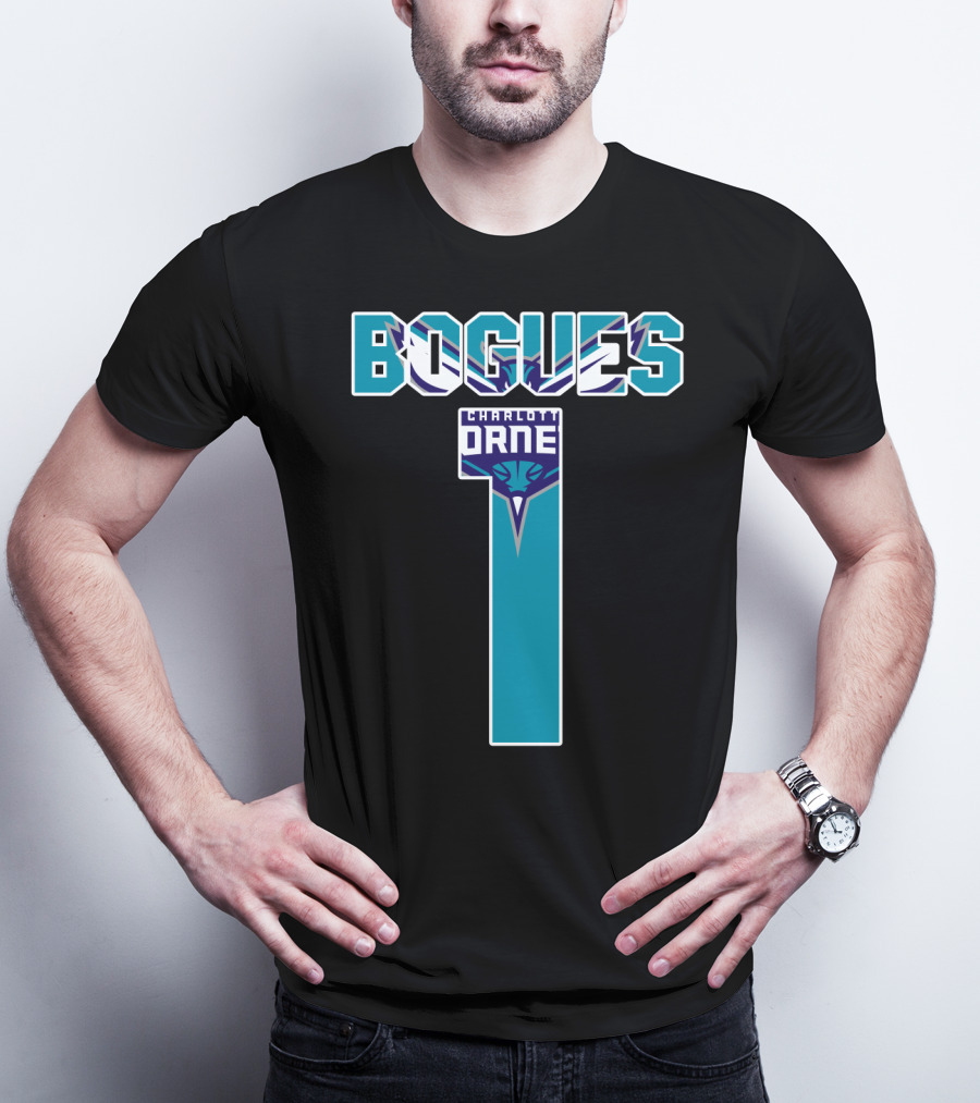 Bogues Number One Charlotte Hornets T-Shirt