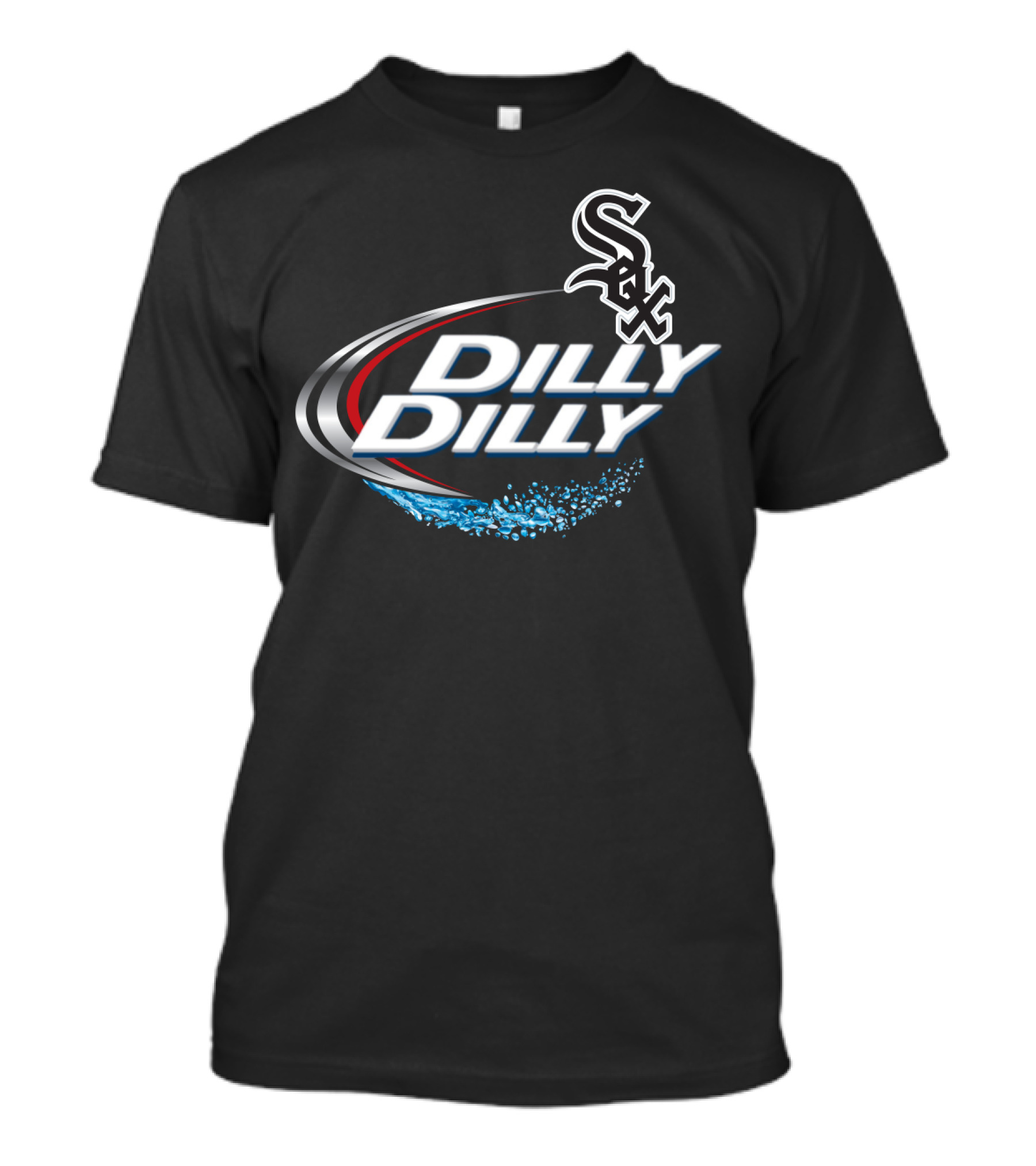 Chicago White Sox Dilly Dilly Logo Black T-Shirt