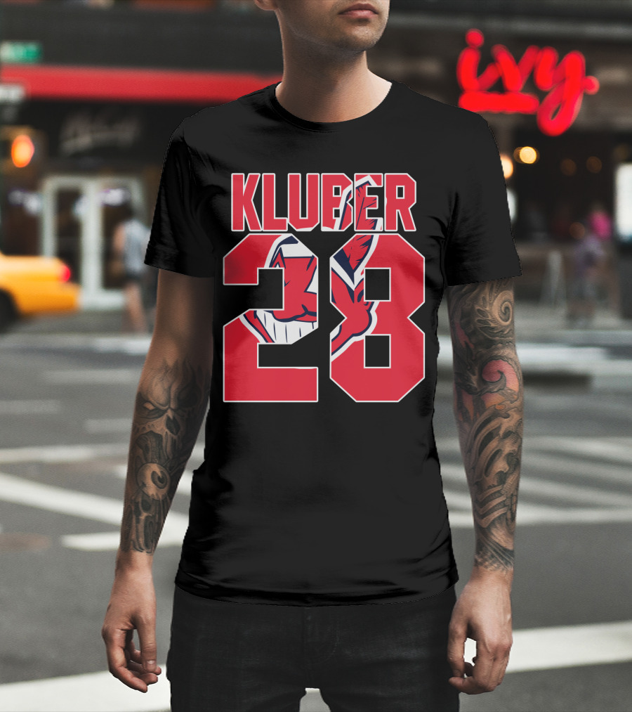 Corey Kluber 28 Cleveland Indians T-Shirt