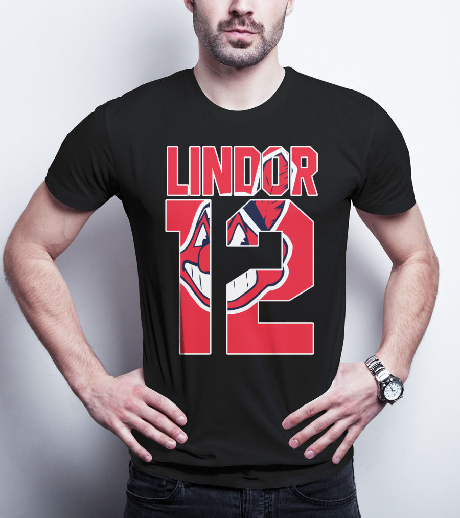 Lindor 12 Cleveland Indians T-Shirt