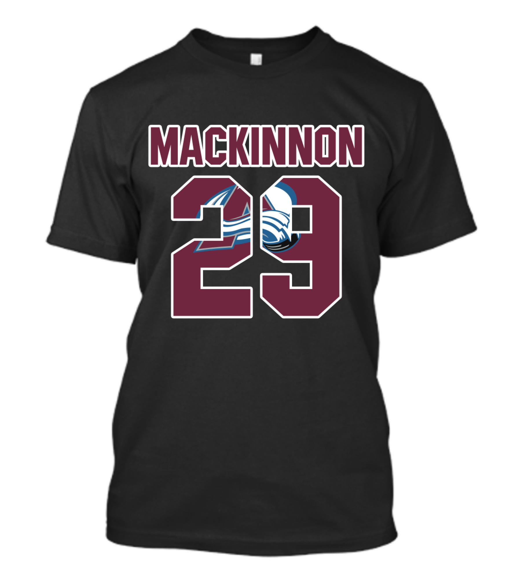 Colorado Avalanche Nathan MacKinnon 29 NHL T-Shirt