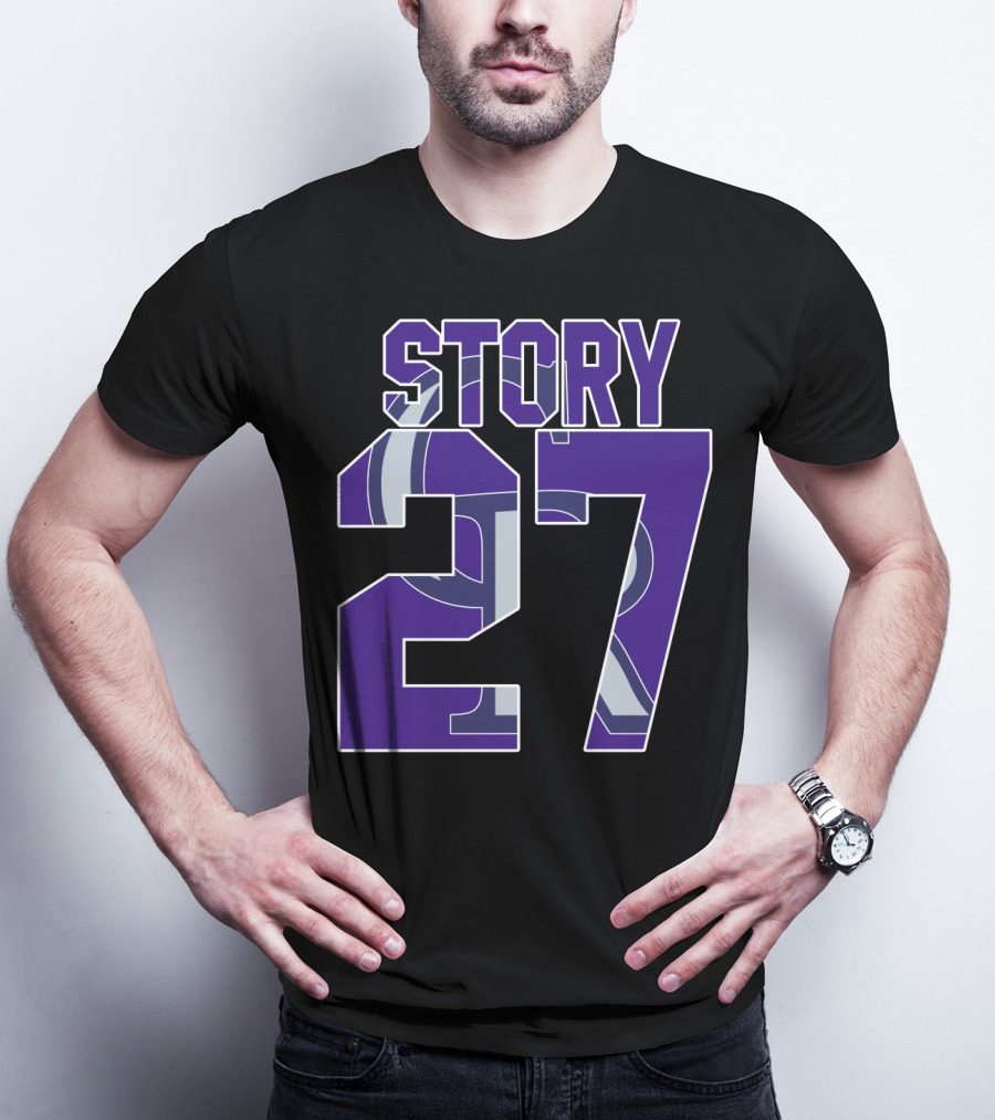 Colorado Rockies Story 27 Player Number T-Shirt
