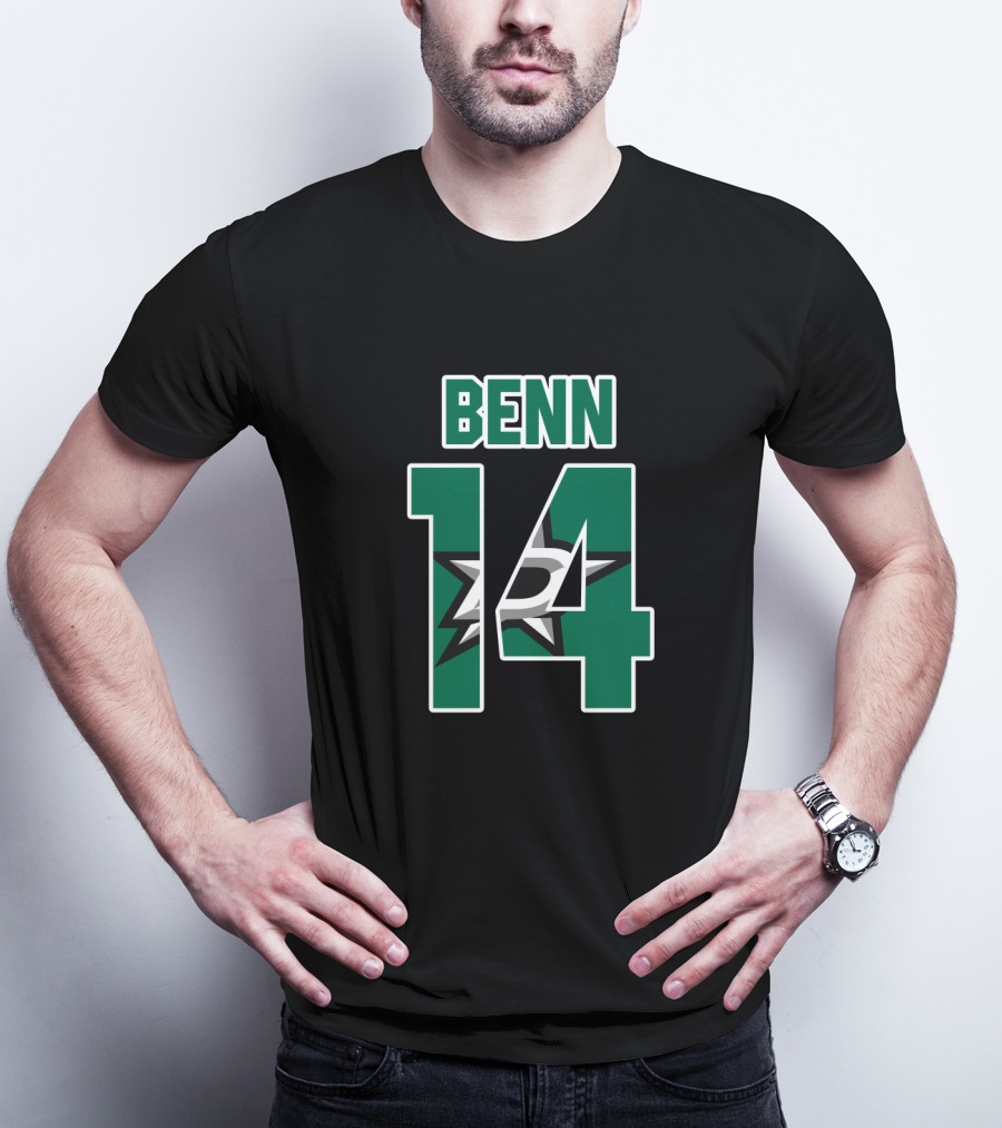 Dallas Stars Benn 14 NHL Hockey Fans T-Shirt