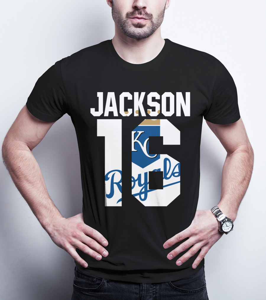 Kansas City Royals Jackson 16 KC T-Shirt