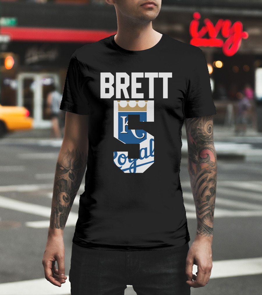 George Brett Kansas City Royals Number 5 KC Royals T-Shirt