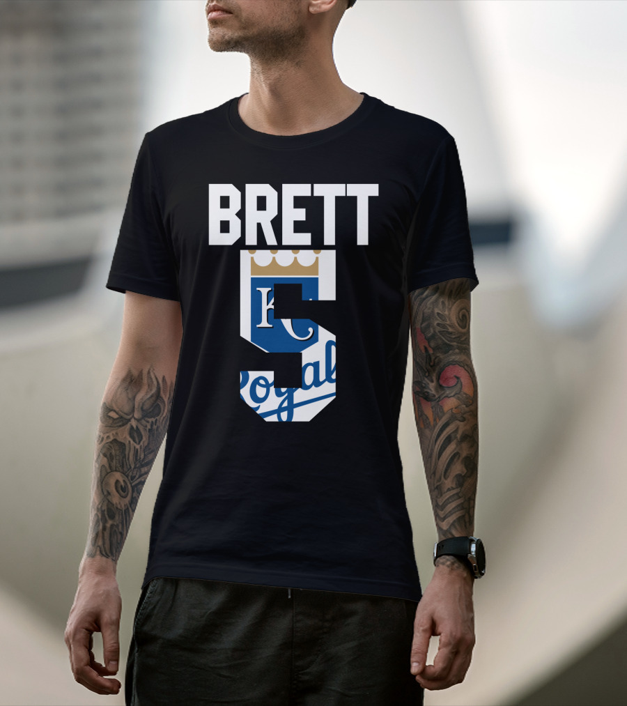 George Brett Kansas City Royals Number 5 KC Royals T-Shirt
