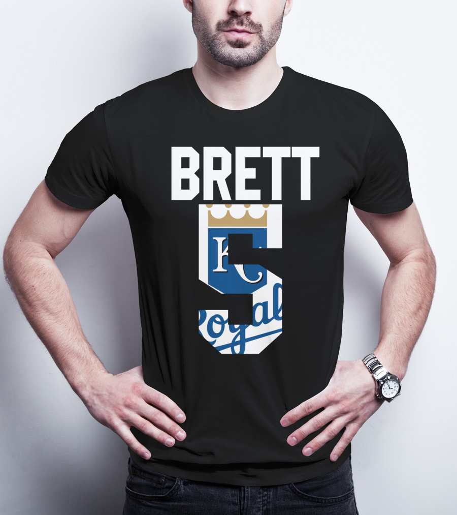 George Brett Kansas City Royals Number 5 KC Royals T-Shirt