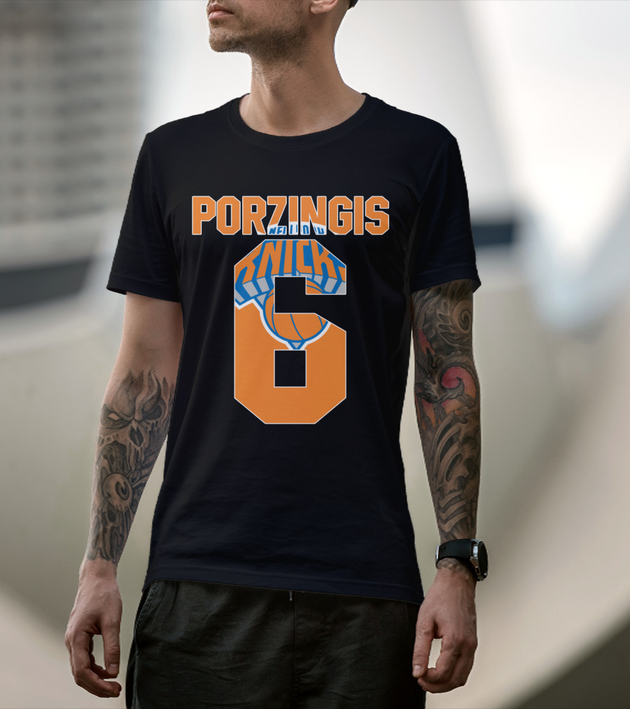 Porzingis New York Knicks Nba T-Shirt