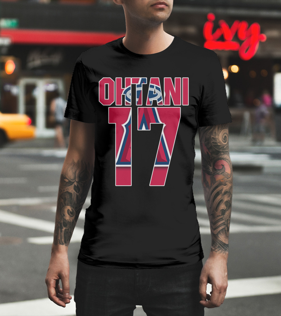 Ohtani 17 Los Angeles Angels Iconic T-Shirt