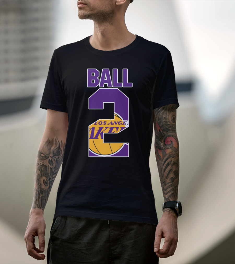 Los Angeles Lakers Lonzo Ball 2 T-Shirt