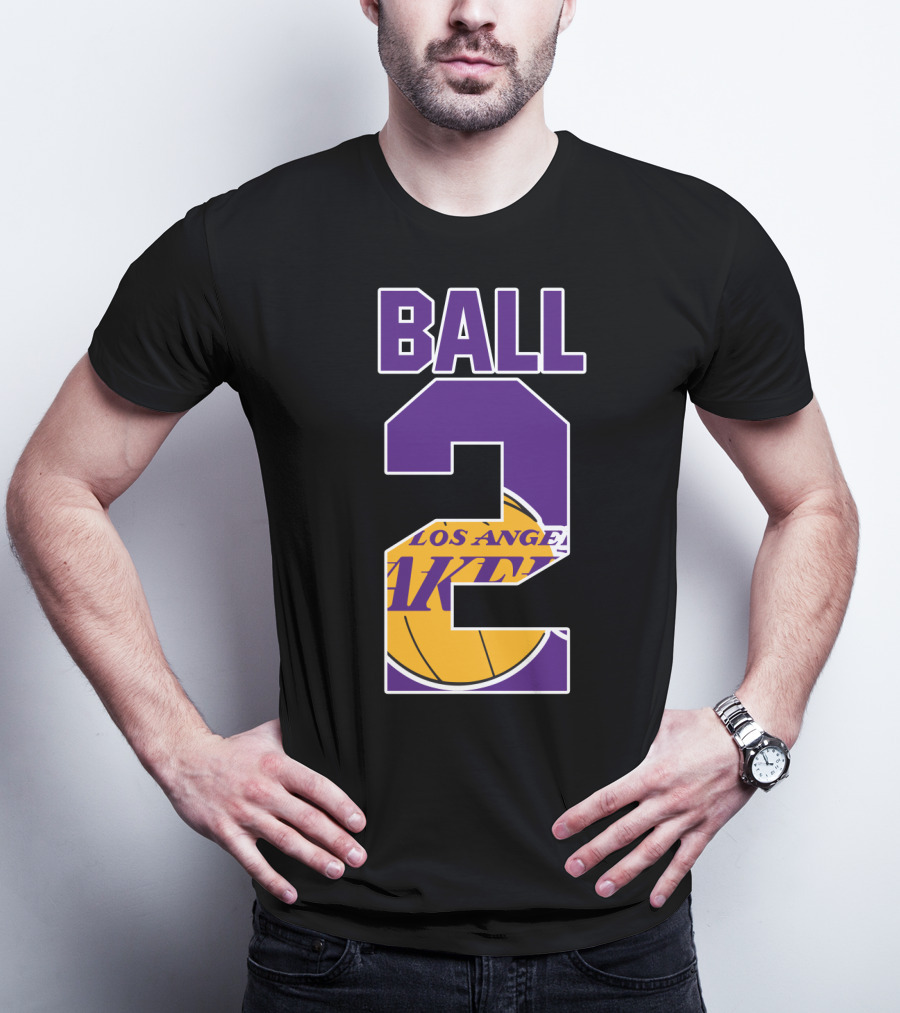 Los Angeles Lakers Lonzo Ball 2 T-Shirt
