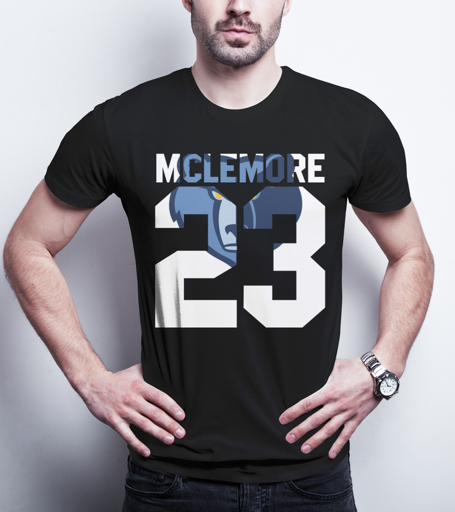 Memphis Grizzlies Ben Mclemore 23 Number T-Shirt