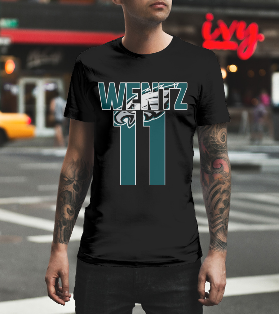 Wentz 11 Philadelphia Eagles T-Shirt