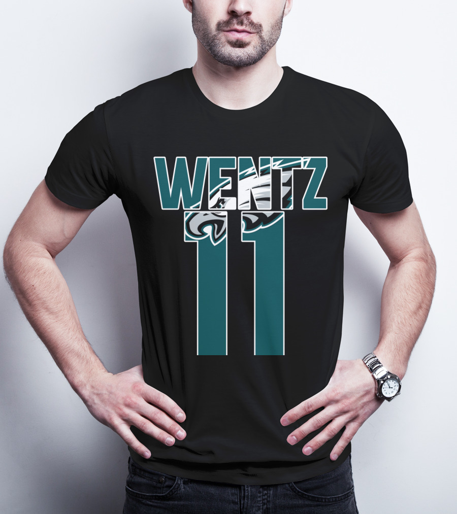 Wentz 11 Philadelphia Eagles T-Shirt