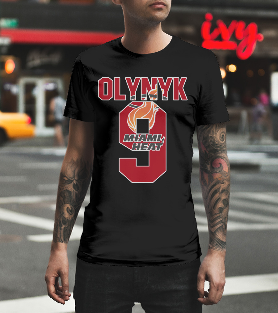 Olynyk 9 Miami Heat T-Shirt