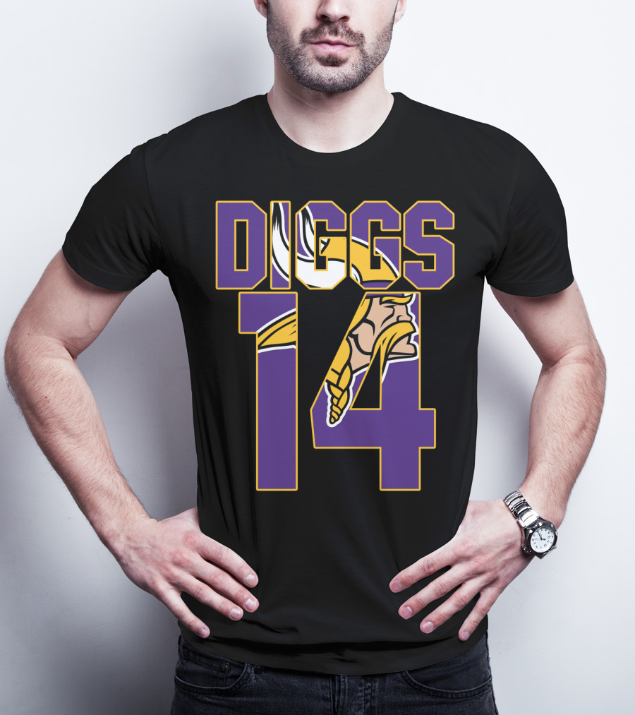 Minnesota Vikings Stefon Diggs 14 Jersey T-Shirt