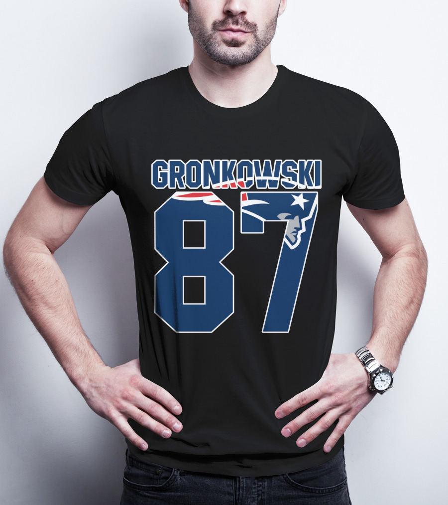 Gronkowski 87 New England Patriots T-Shirt