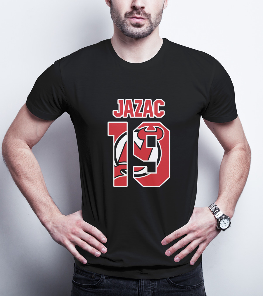 New Jersey Devils Travis Zajac 19 NHL Jersey T-Shirt