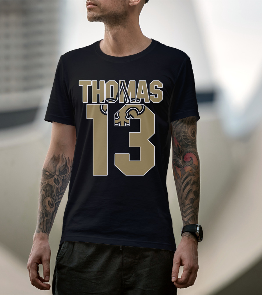 New Orleans Saints Thomas 13 Player Jersey T-Shirt