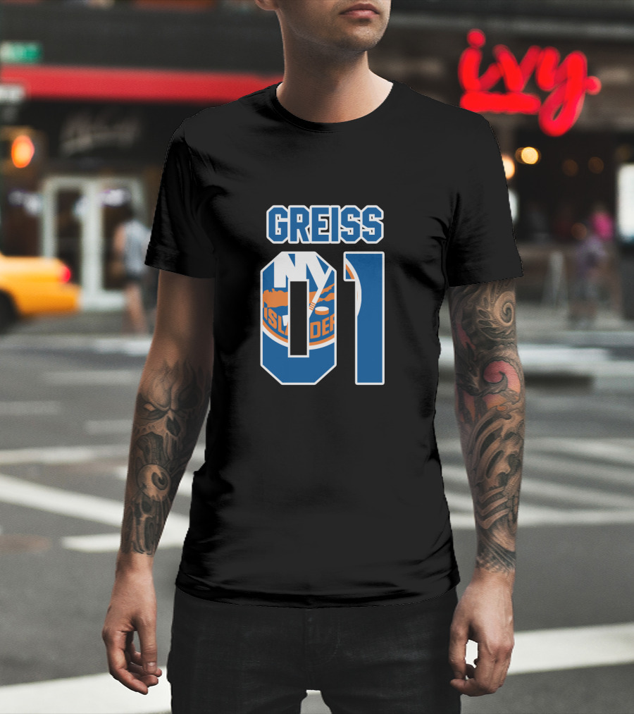 New York Islanders Greiss 01 NHL Hockey Team T-Shirt