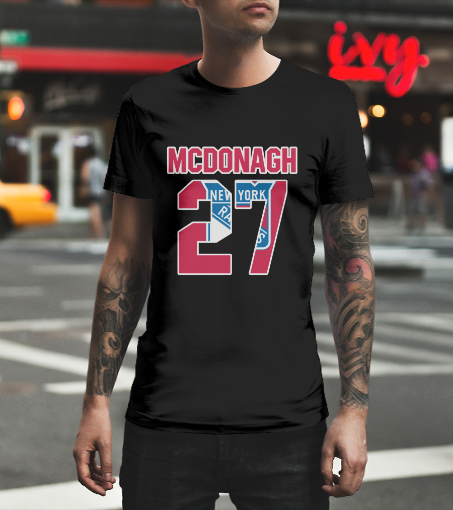 McDonagh 27 New York Rangers NHL T-Shirt