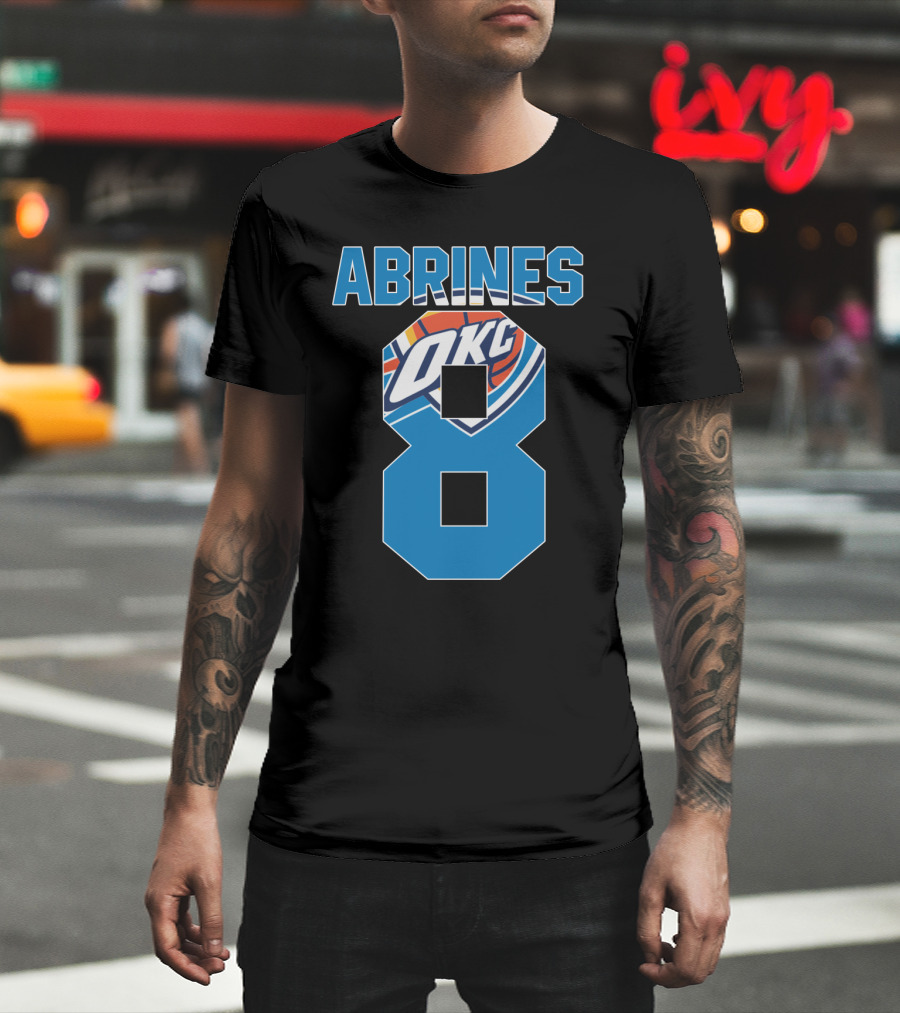 Oklahoma City Thunder Abrines 8 Okc Basketball Nba T-Shirt