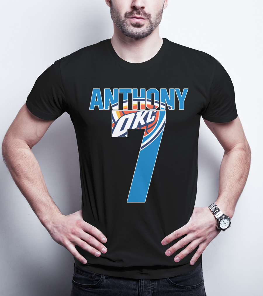Oklahoma City Thunder Carmelo Anthony 7 Nba Okc T-Shirt