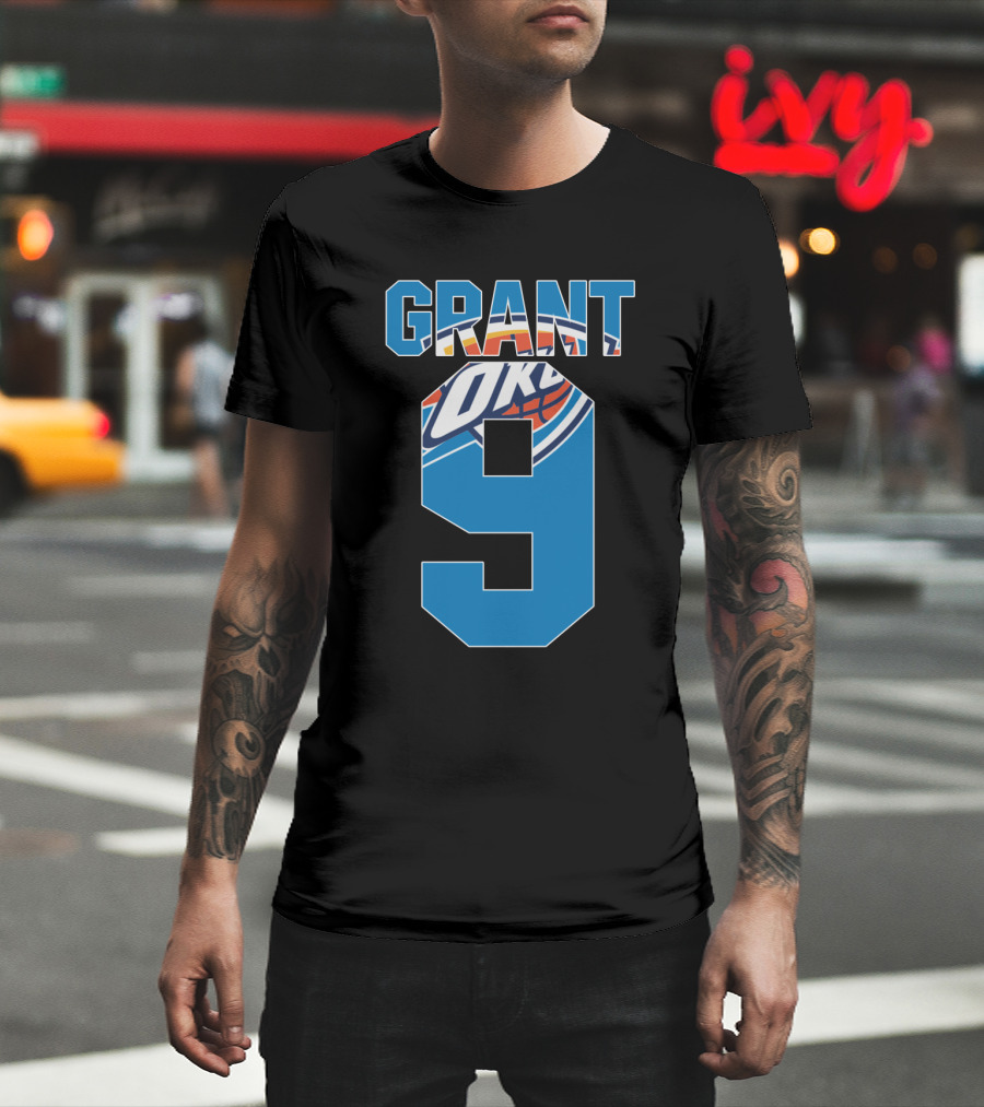Oklahoma City Thunder Jerami Grant 9 Nba T-Shirt
