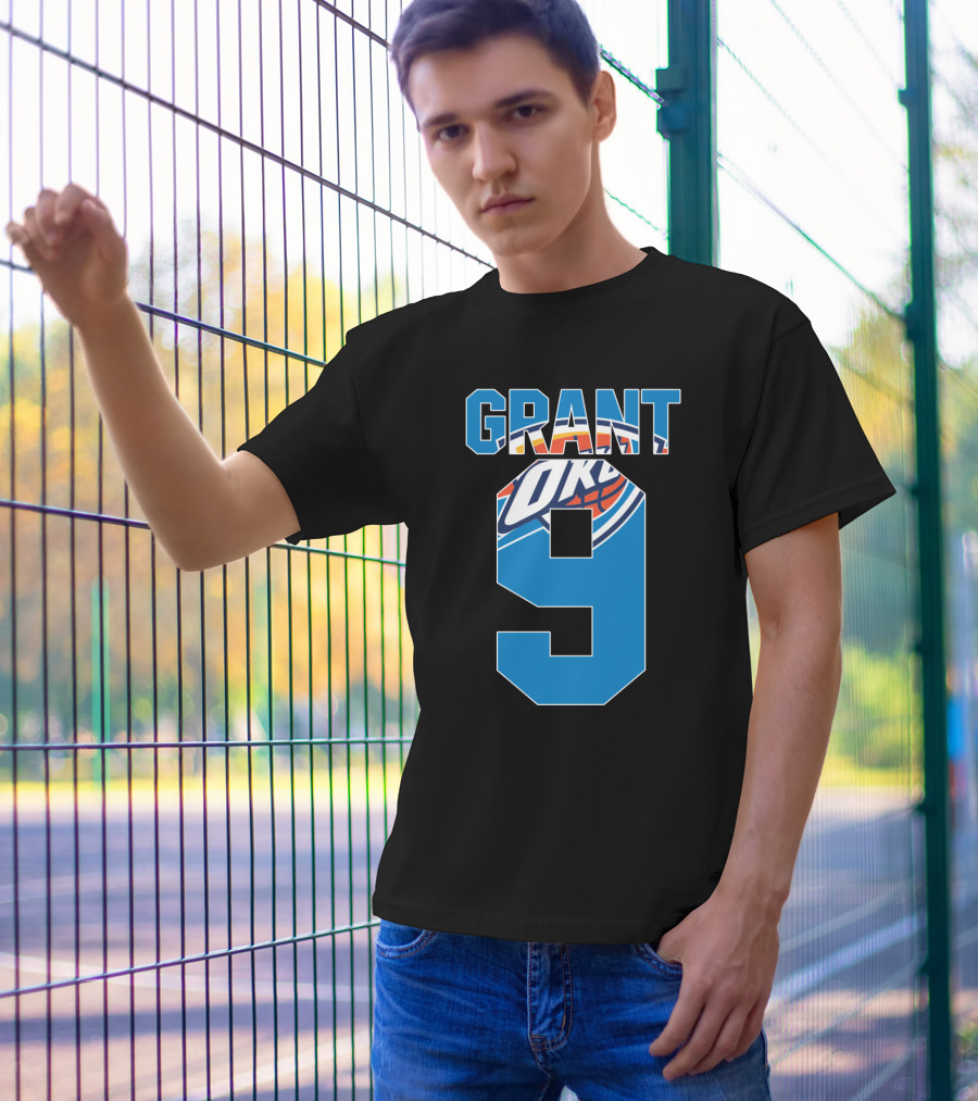 Oklahoma City Thunder Jerami Grant 9 Nba T-Shirt