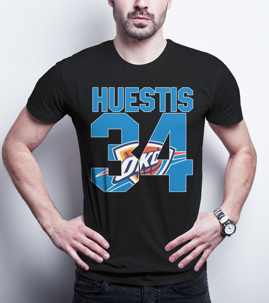 Huestis 34 Okc Oklahoma City Thunder Nba T-Shirt