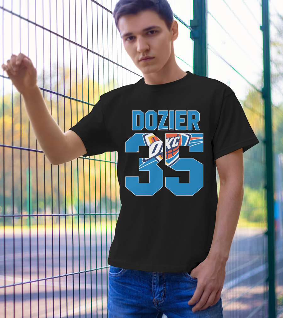 Oklahoma City Thunder Dozier 35 Nba T-Shirt
