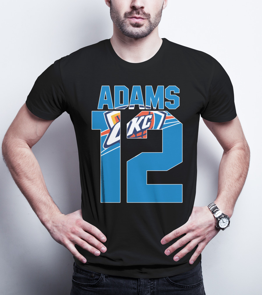 Adams 12 Okc Thunder Nba T-Shirt