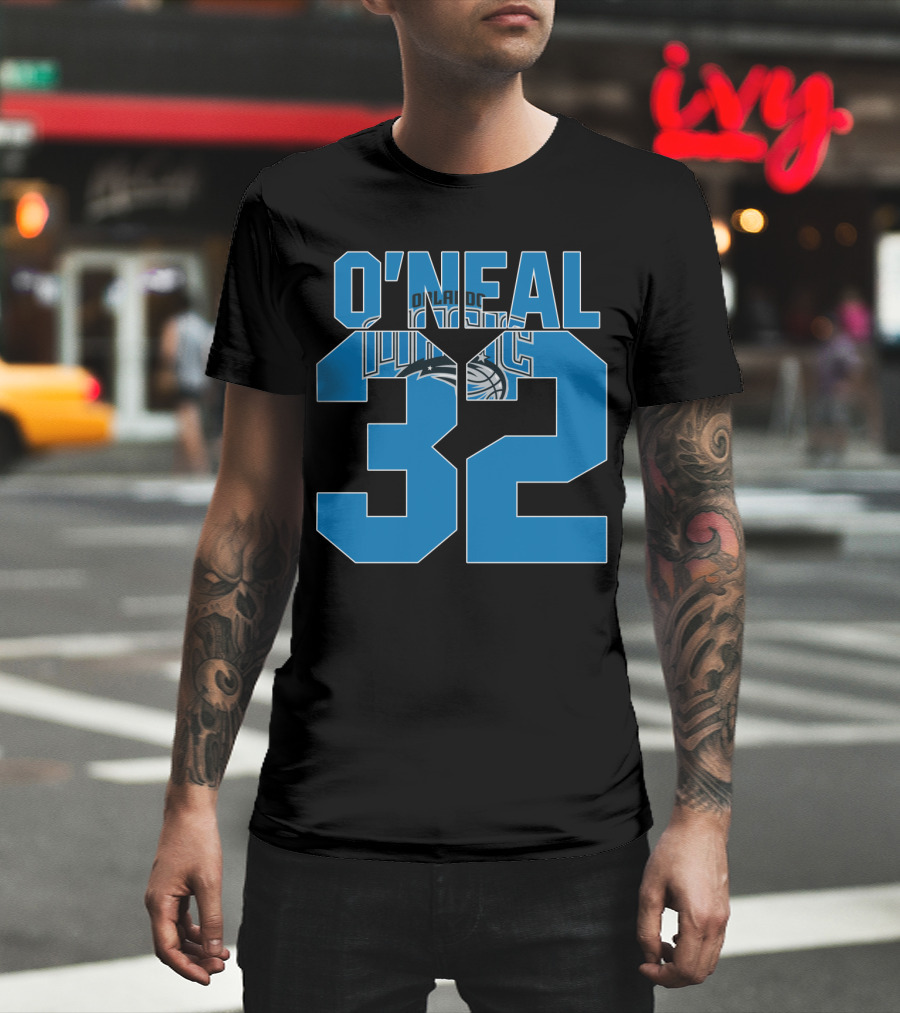 Orlando Magic Shaquille O'neal 32 Nba Basketball T-Shirt