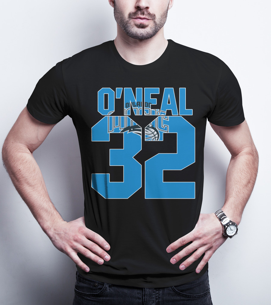 Orlando Magic Shaquille O'neal 32 Nba Basketball T-Shirt