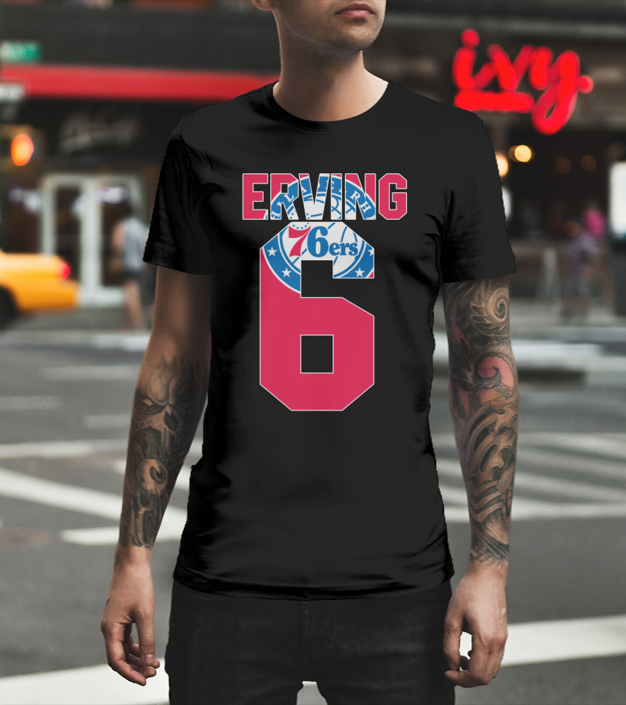 Philadelphia 76ers Erving 6 Nba T-Shirt