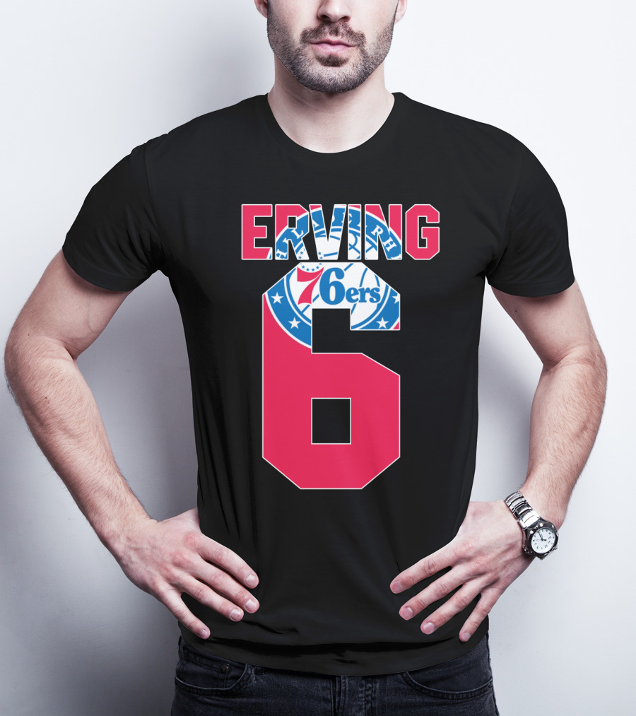 Philadelphia 76ers Erving 6 Nba T-Shirt