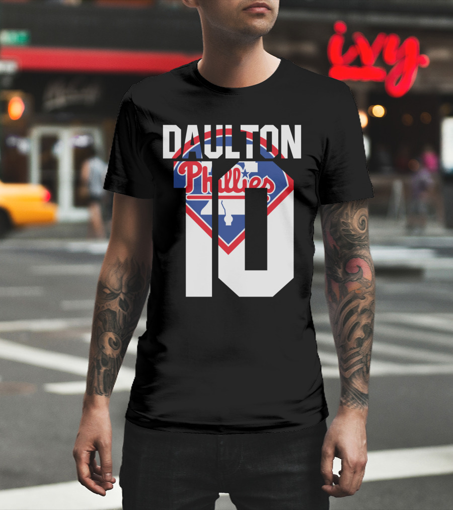 Philadelphia Phillies Daulton 10 Baseball T-Shirt