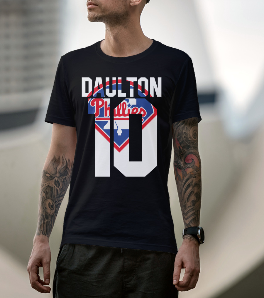 Philadelphia Phillies Daulton 10 Baseball T-Shirt