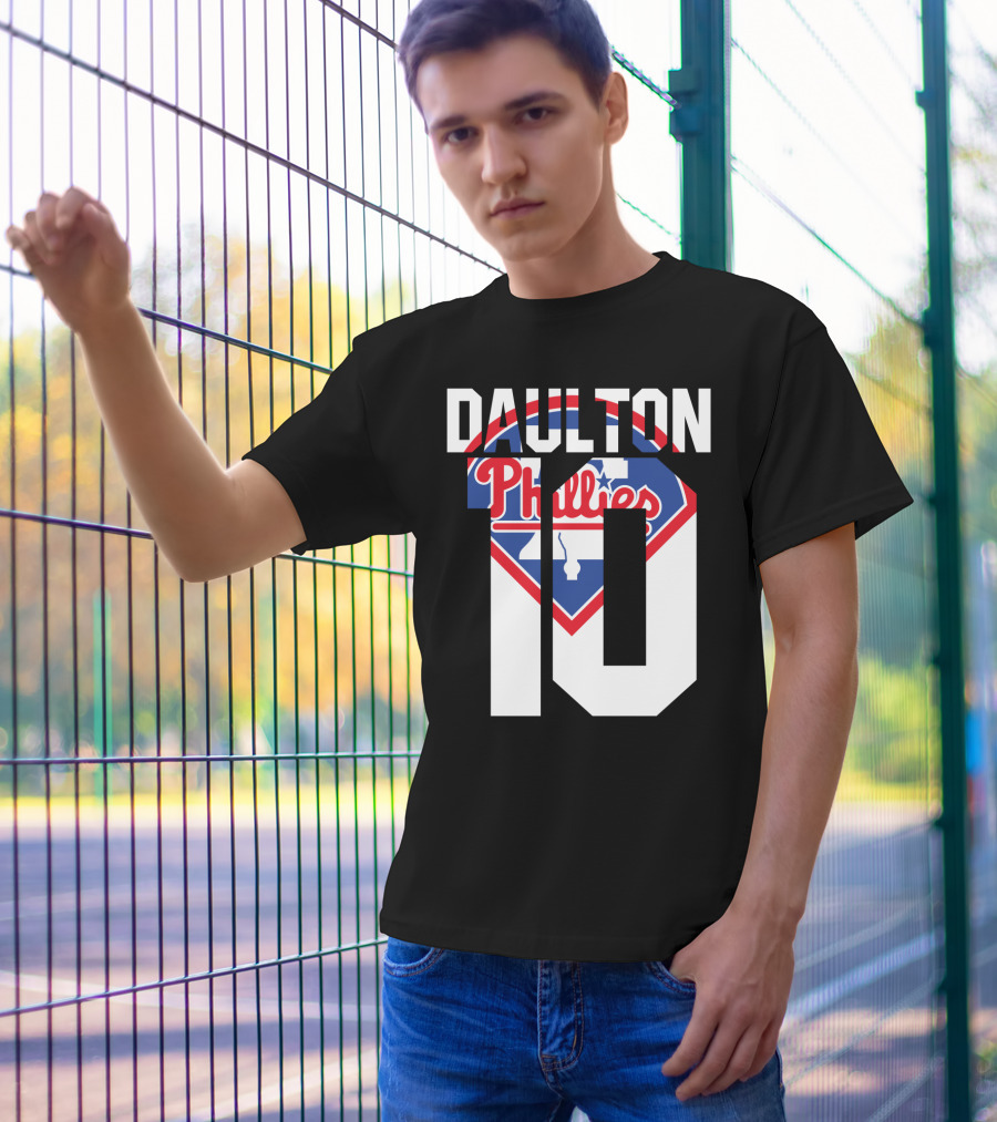 Philadelphia Phillies Daulton 10 Baseball T-Shirt