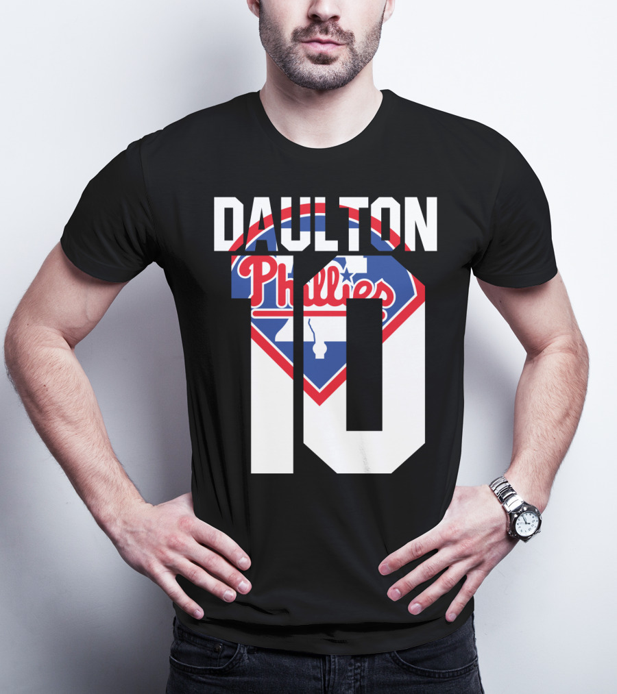 Philadelphia Phillies Daulton 10 Baseball T-Shirt